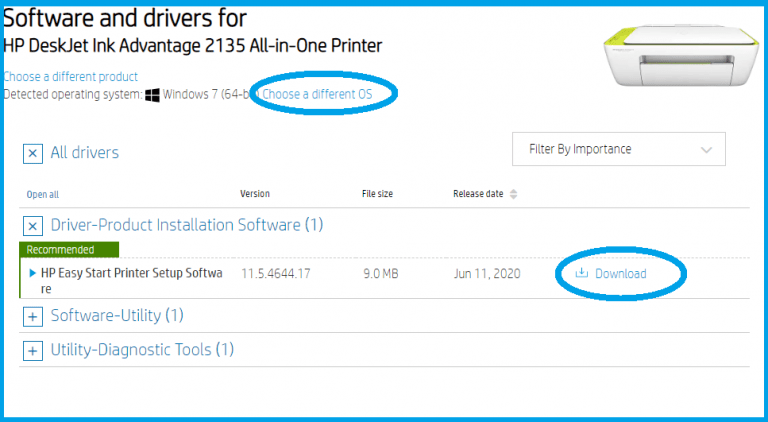 Cara Download Driver HP Deskjet 2135 Windows 10, 8, 7, XP Dll